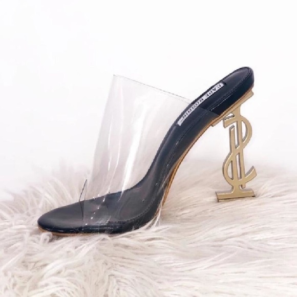 Shoes | Clear Money Sign Heel | Poshmark